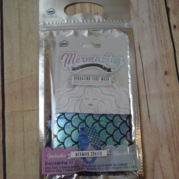 npw | Skincare | Mermazing Mermaid Hydrating Face Mask Headband | Poshmark